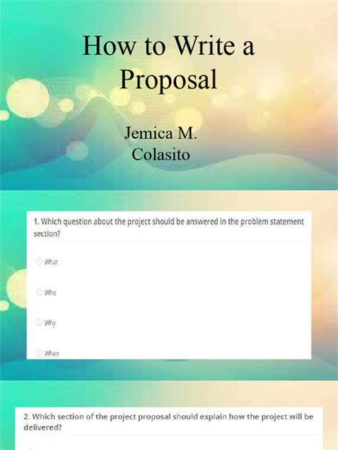 Image result for How to Write Proposal PDF