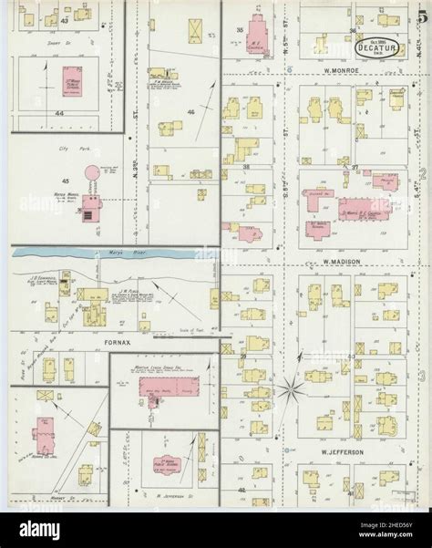 Image result for Street Map of Decatur Indiana
