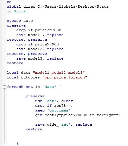 Image result for Stata Loop String