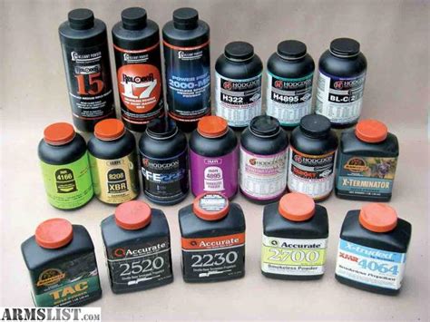 Image result for Types of Powder for Reloading