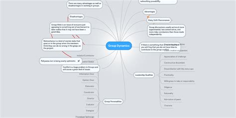 Image result for Group Dynamics Mind Map