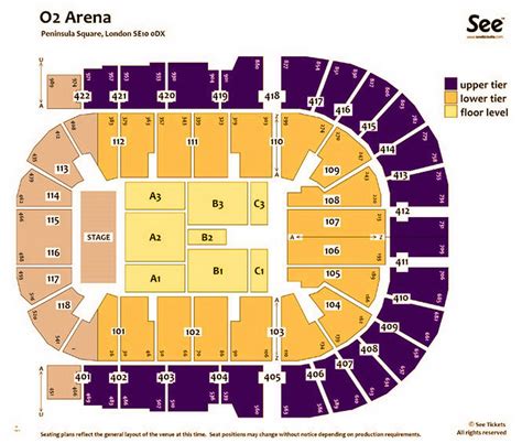 Image result for O2 Seating Plan 106