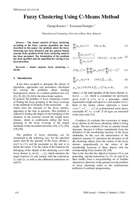 Image result for Fuzzy Clustering Example