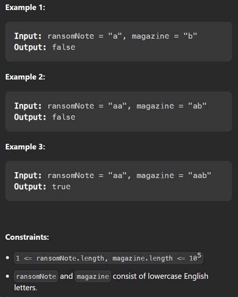 Image result for Ransom Note LeetCode
