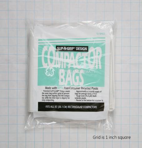 Image result for GE Compact All Trash Compactor How to Load Bag