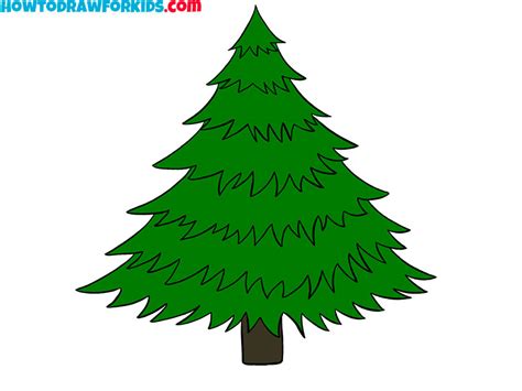 Image result for Pine Tree Drawing Tutorial