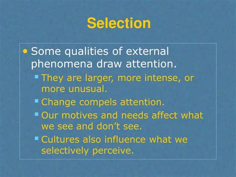 Image result for Example of Selection in Perception