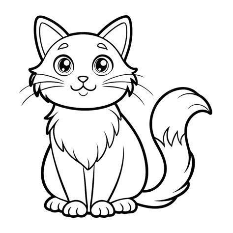 Image result for Cat Drawing Coloring