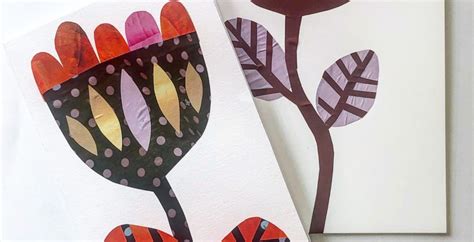 Image result for How to Make a Collage Using a Drawing of a Flower