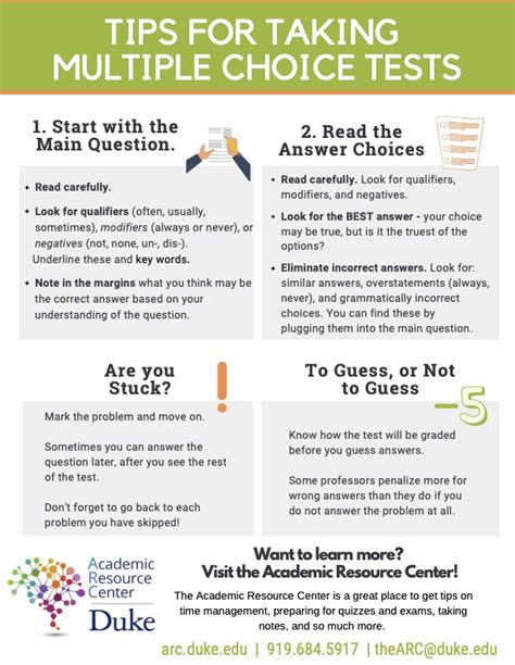 Image result for Test Tips Multiple Choice