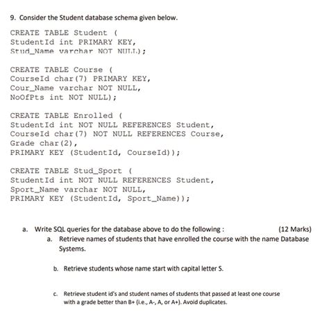 Image result for Create Student Table in SQL