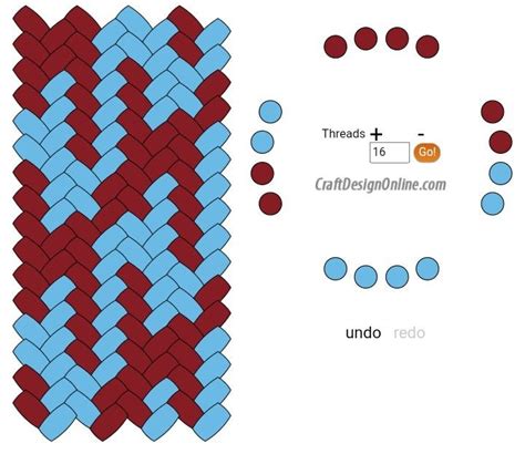 Image result for Free Kumihimo Patterns 16 Thread