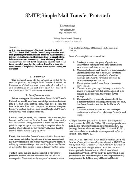 Image result for Simple Mail Transfer Protocol