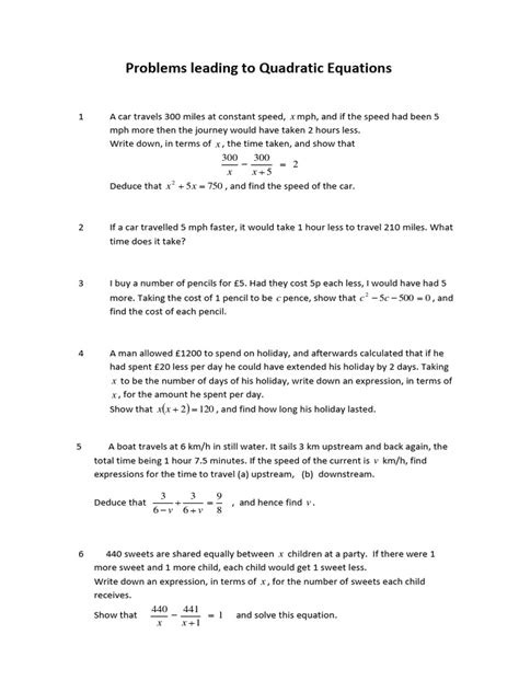 Image result for Quadratic Function Problems