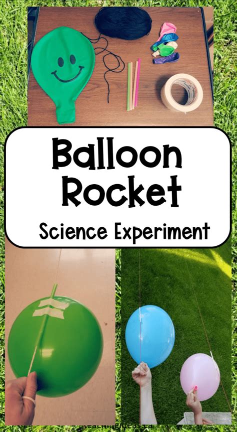 Image result for Balloon Rocket Science Project