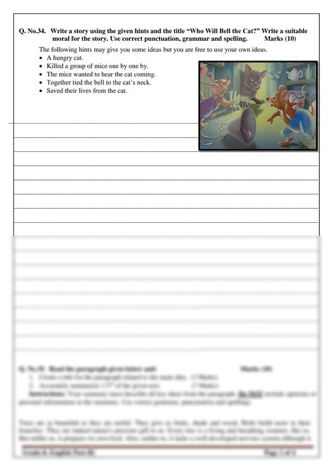 Image result for Model Class 10th Part 8 English