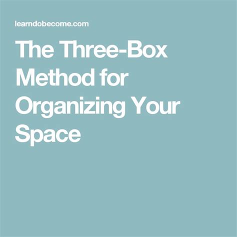 Image result for Three Box Method