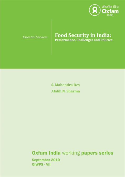 Image result for Food Security Working Model