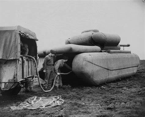 Image result for Inflatable Tanks WWII