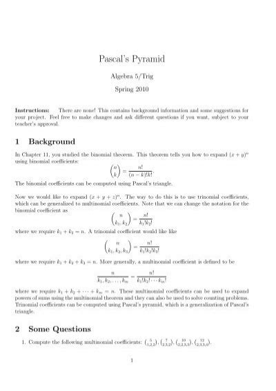 Image result for Pascal Pyramid