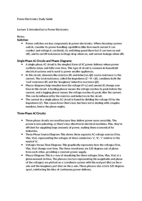 Image result for Electronics Study Guide