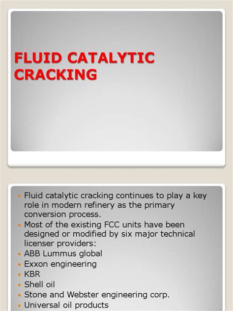 Image result for FCC Unit Maintenance