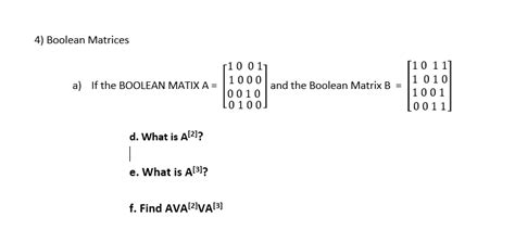 Image result for Boolean Matrix