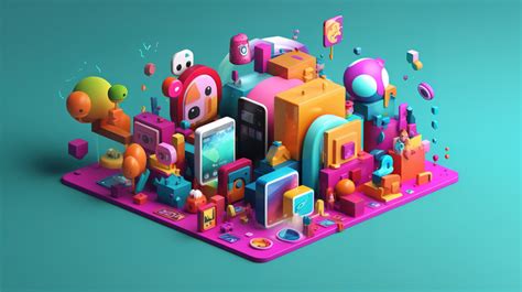 Image result for Colorful 3D Objects