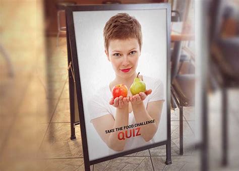 AFrame Signage Mockup Template » Inspiks Market