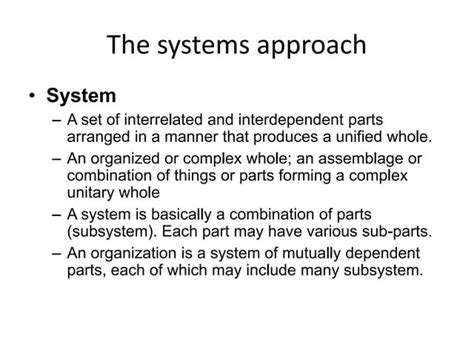 Image result for Systems Approach to Organizations