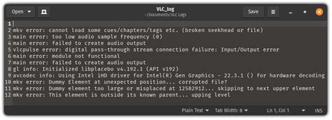 Image result for VLC Error Log