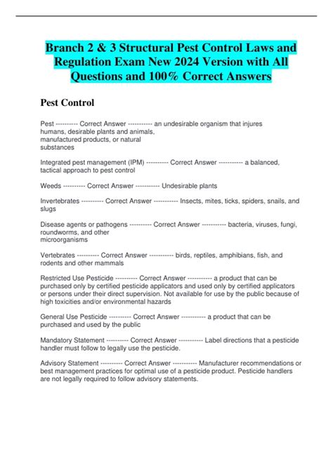 Image result for Structural Pest Control Test