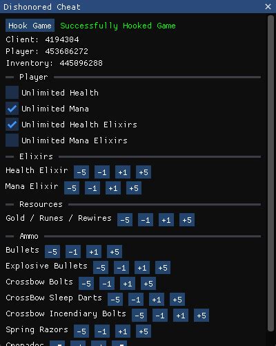 Image result for Cheat Engine Code Injection Dishonored