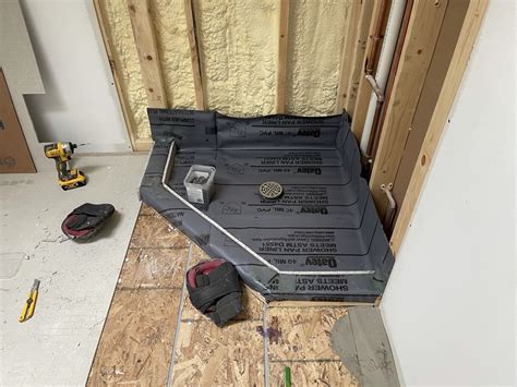 Building A Custom Shower Base | Gizmo Exteriors Repair, Installations ...