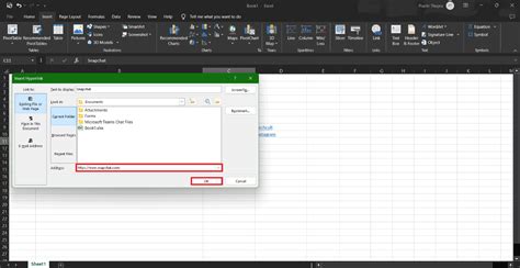 Image result for Excel Add Hyperlink to Text in Cell