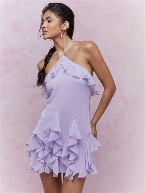 Image result for Ruffle Halter Dress Pattern