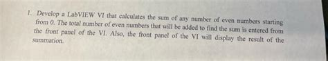 Image result for Add Even Numbers through LabVIEW