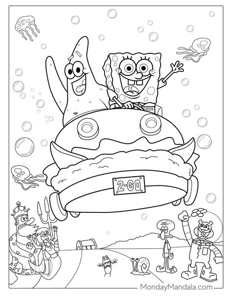 Image result for Spongebob Coloring Sheets