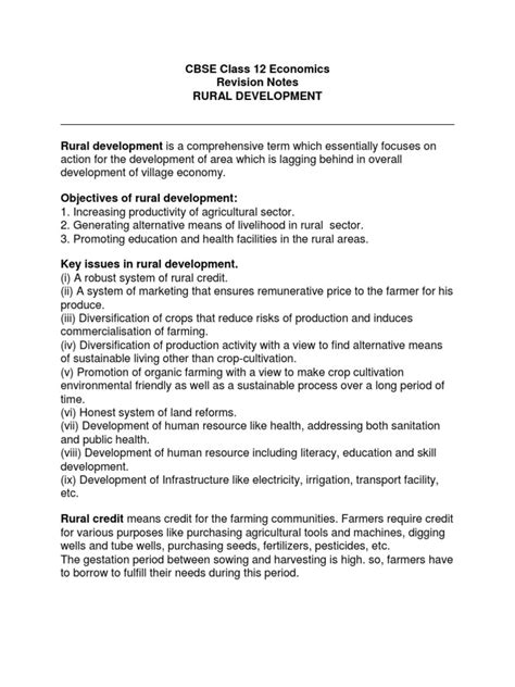 Image result for Rural Development Class 12