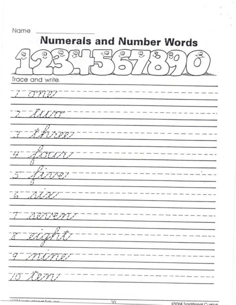 Image result for Cursive Writing Numbers