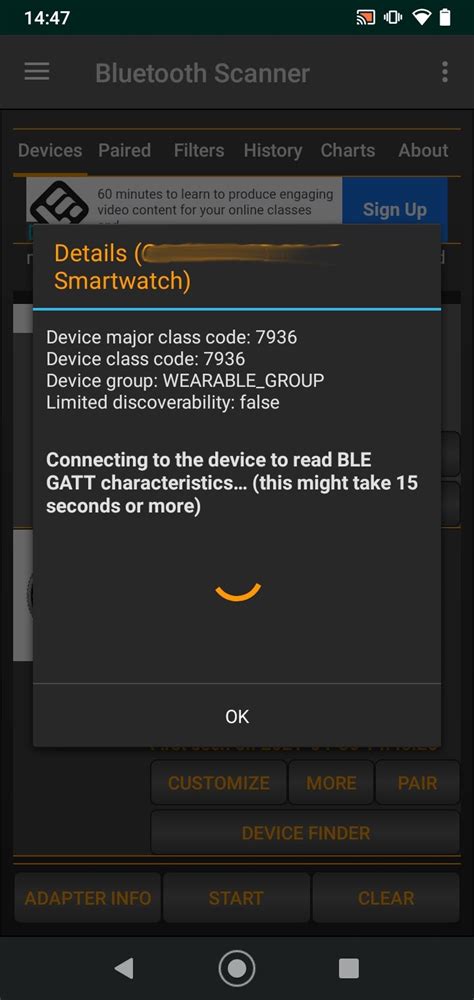 Image result for Bluetooth Scanner Windows 1.0