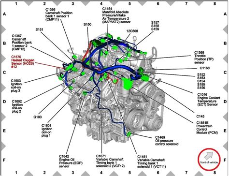 Image result for 2016 Ford Edge O2 Sensor Location