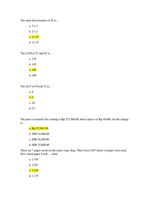 Image result for Middle School Math Problems