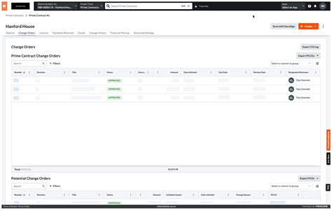 Image result for Pro Core Change Order Process