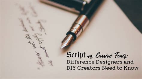 Image result for Script vs Cursive