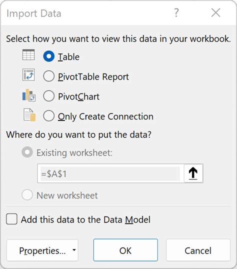 Image result for Excel Query Options