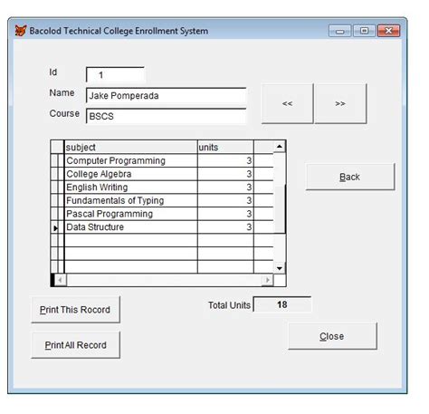 Image result for Enrollment System Console Visual Studio