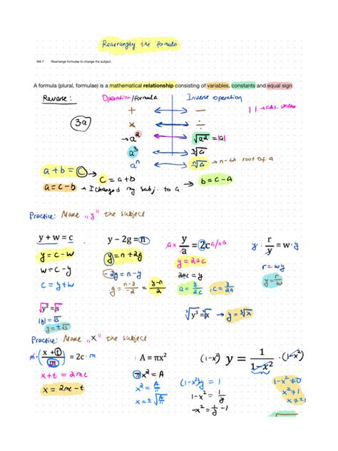 Image result for Rearranging Formula PowerPoint