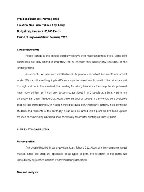 Business Plan Concept | PDF | Demand | Customer