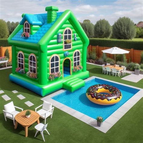 Image result for Doll House Inflatable Pool